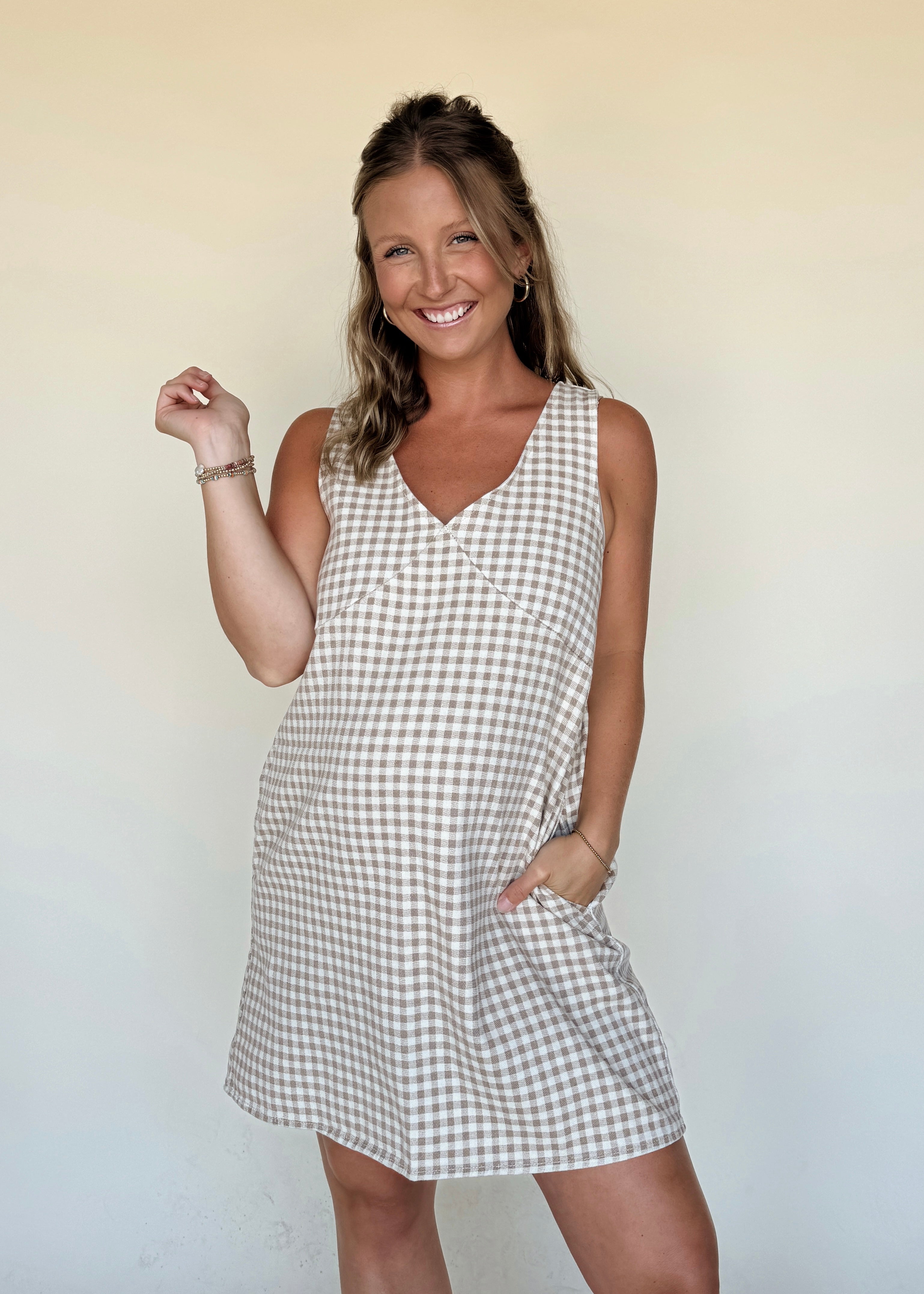 Kayle Gingham Dress – Harlow x Brooks Boutique